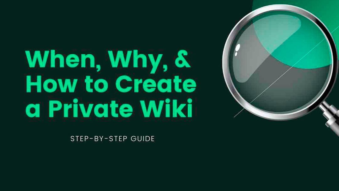 How To Make A Private Wiki Page Instantly Step By Step Guide